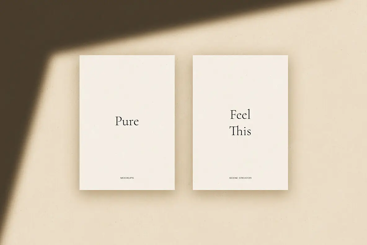 Pure Paper Mockup Scene Creator Mockups - YouWorkForThem