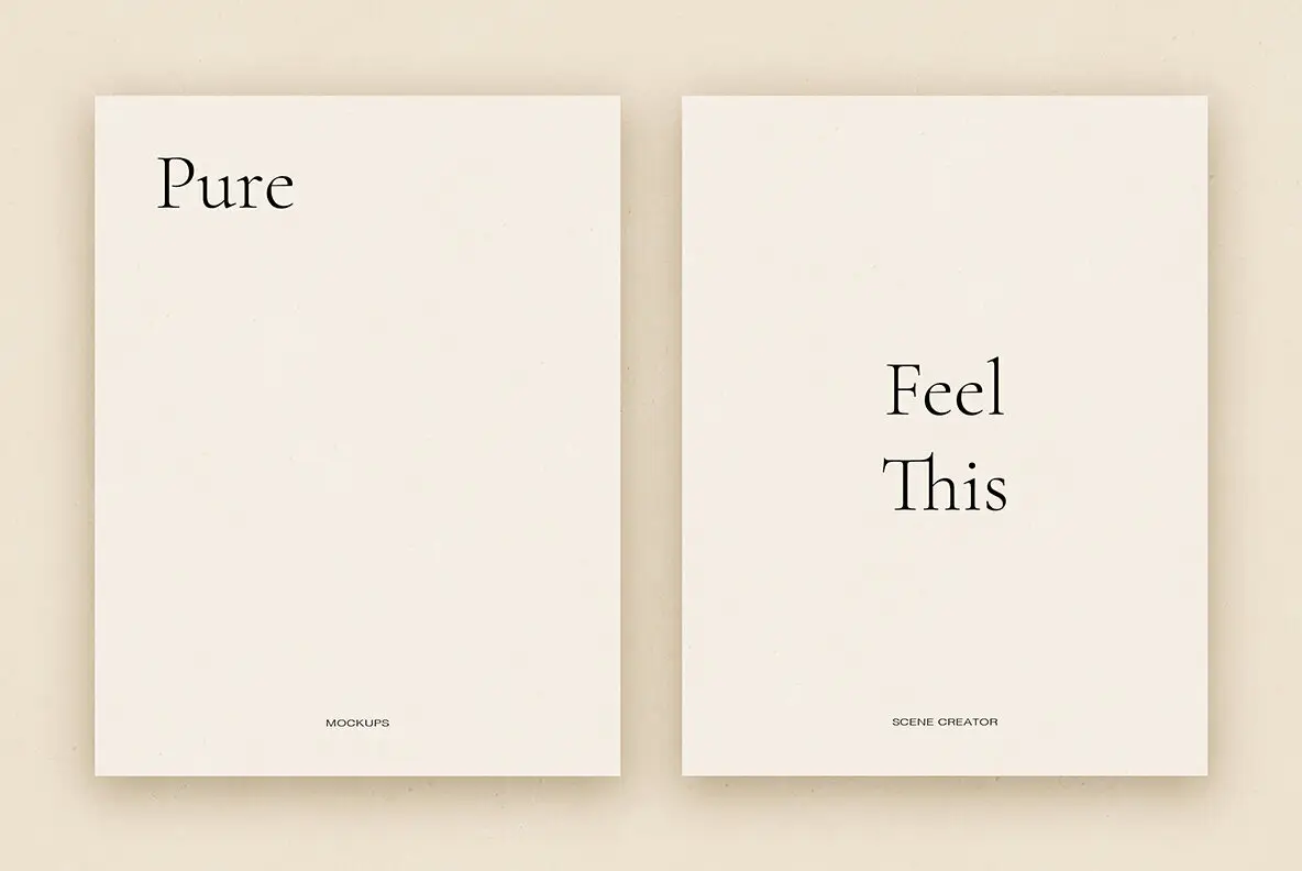 Pure Paper Mockup Scene Creator Graphics - YouWorkForThem