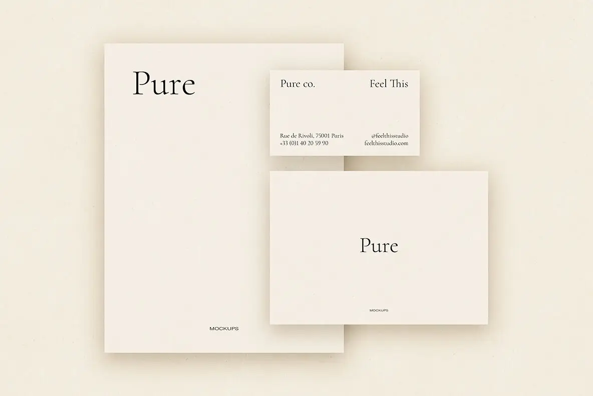Pure Paper Mockup Scene Creator Mockups - YouWorkForThem