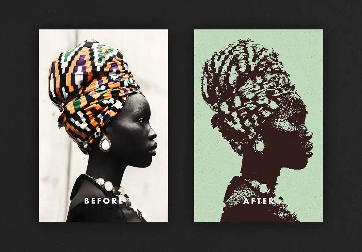 Bitmap Pixel Photo Effects - YouWorkForThem