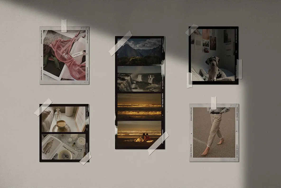 Realistic Mood Board Mockups lll Graphics - YouWorkForThem