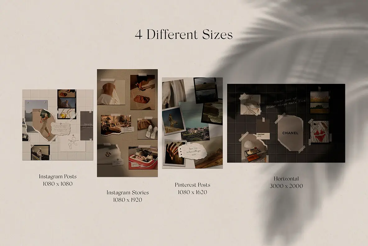 Realistic Mood Board Mockups lll Graphics - YouWorkForThem