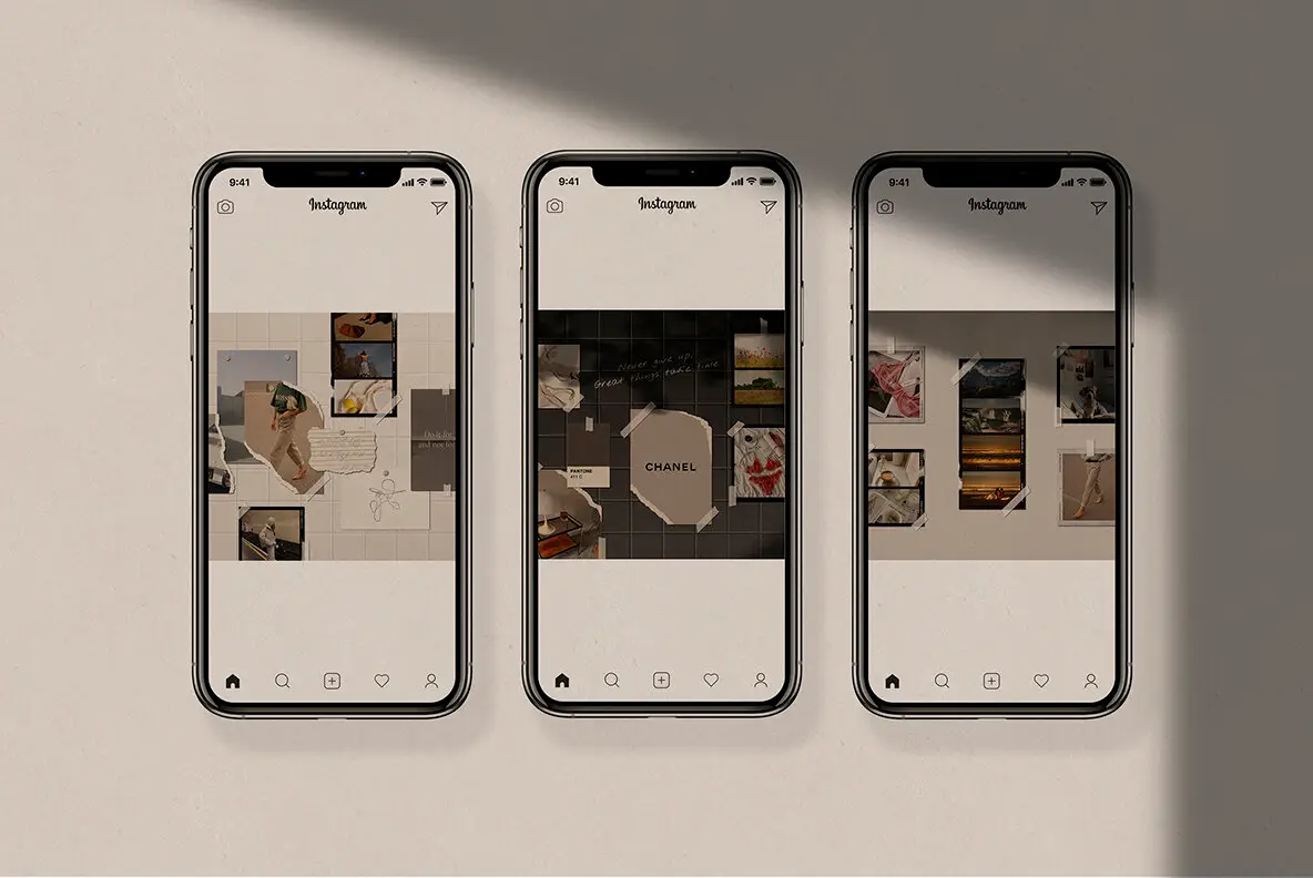 Realistic Mood Board Mockups lll Graphics - YouWorkForThem