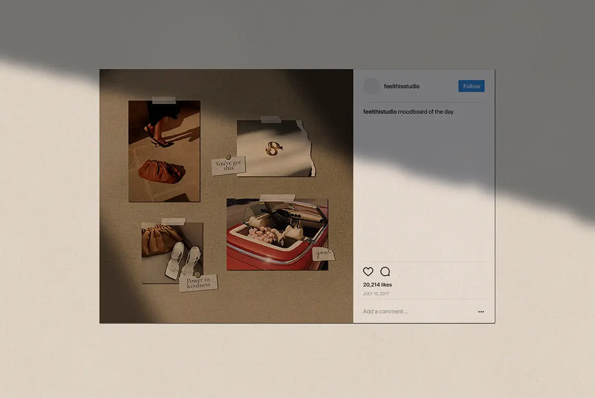 Realistic Mood Board Mockups lll Graphics - YouWorkForThem