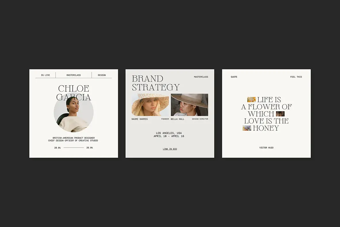 Heaven Instagram Social Media Pack Canva PS Instagram - YouWorkForThem