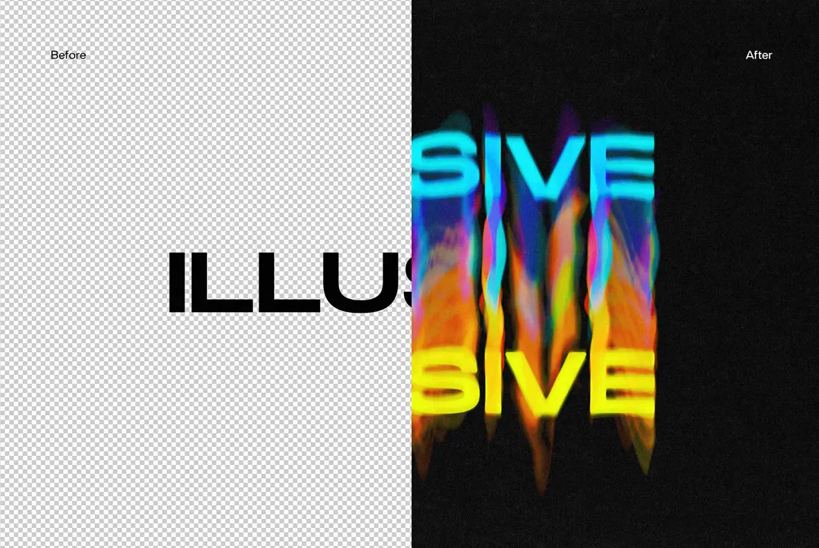 Illusive Text Effect - YouWorkForThem