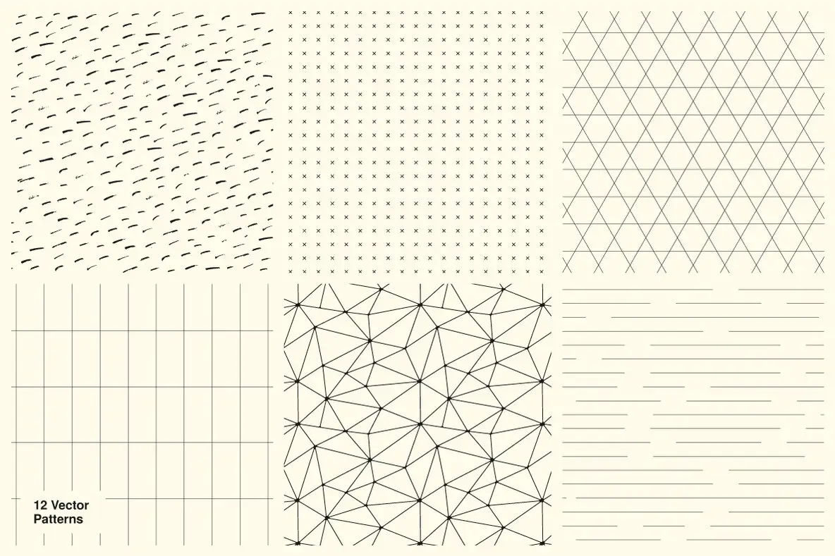 Outline Device Mockups + 12 Patterns Mockups - YouWorkForThem