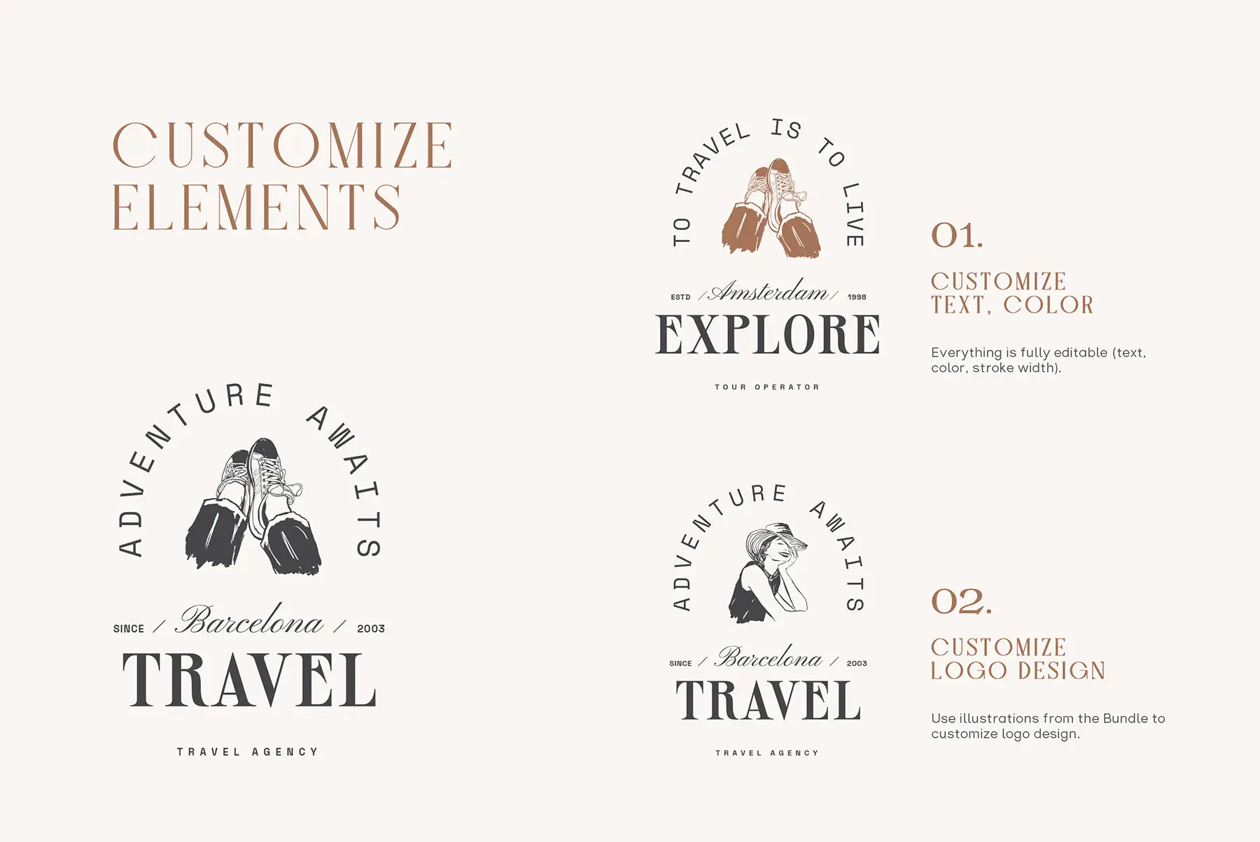 Handcrafted Logo Kit Graphics - YouWorkForThem