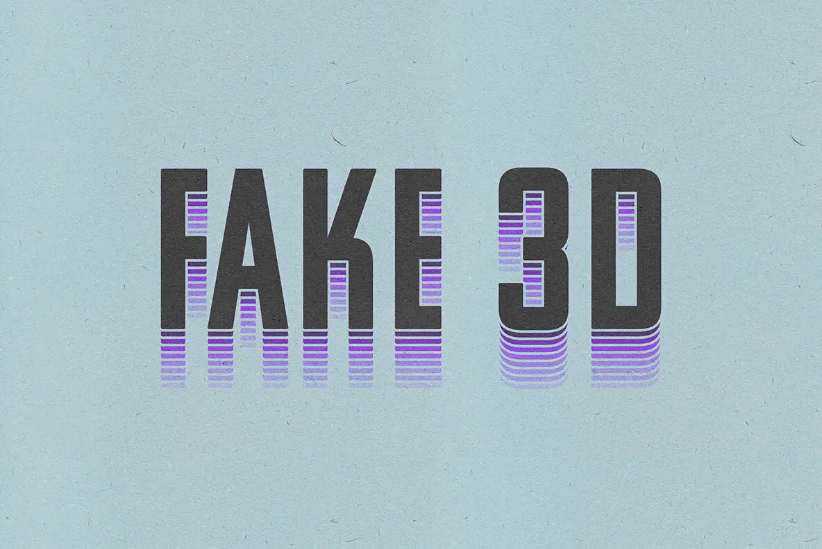 Layered Text Effect - YouWorkForThem