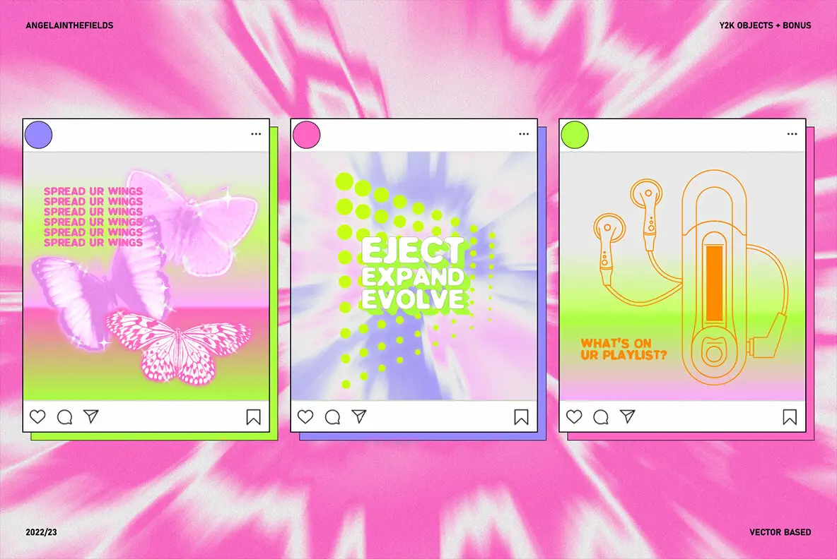 Y2K Library Graphics - YouWorkForThem