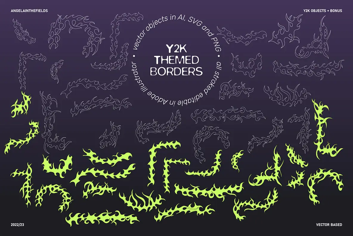 Y2K Library Graphics - YouWorkForThem