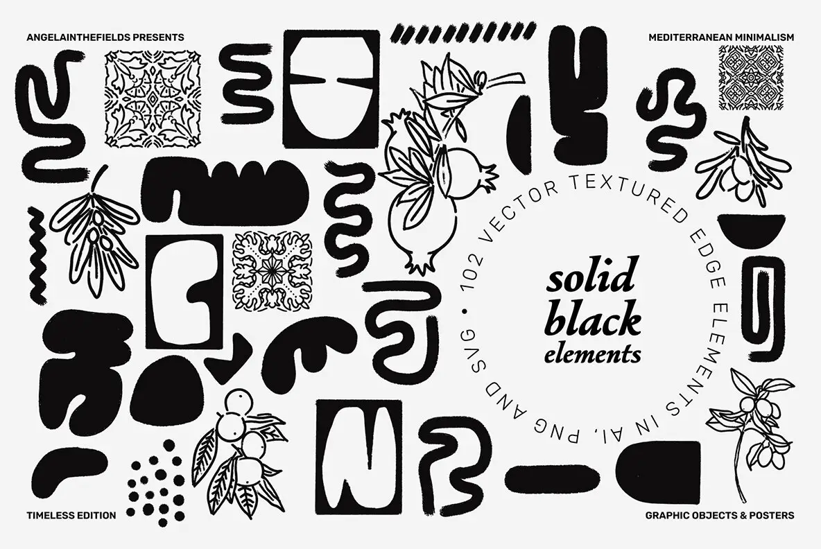 Mediterranean Minimalism Illustrations - YouWorkForThem