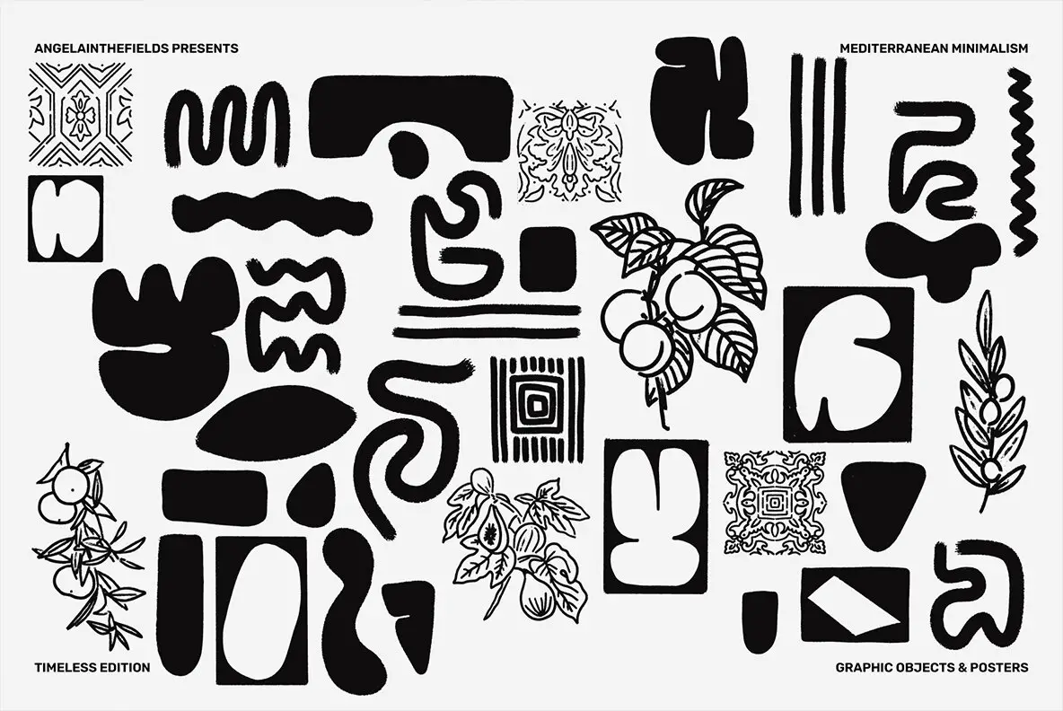 Mediterranean Minimalism Illustrations - YouWorkForThem