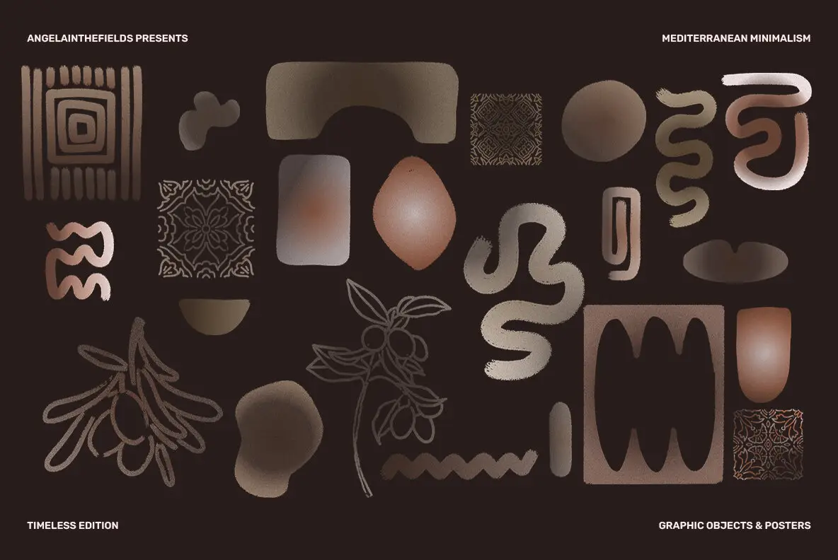 Mediterranean Minimalism Illustrations - YouWorkForThem
