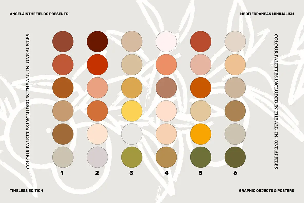 Mediterranean Minimalism Graphics - YouWorkForThem