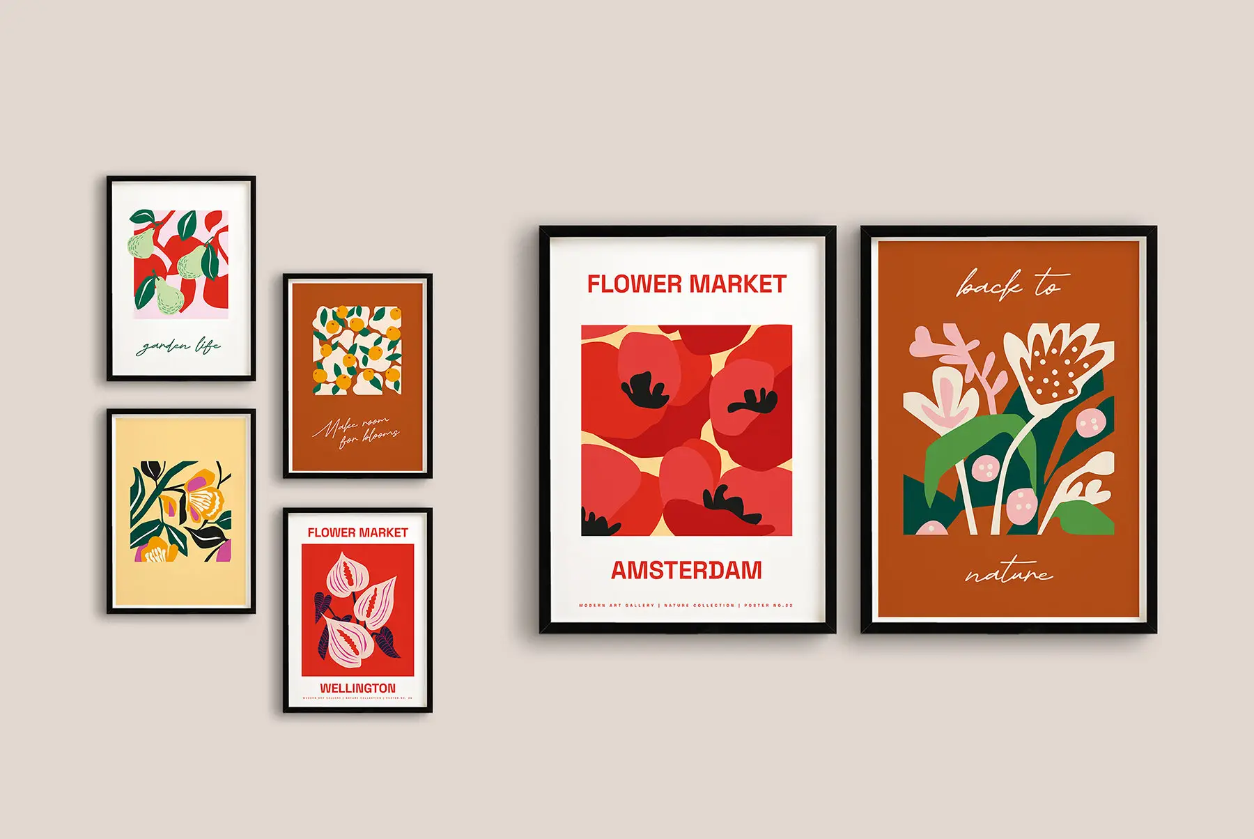 Artistic Prints Posters Mockups - YouWorkForThem