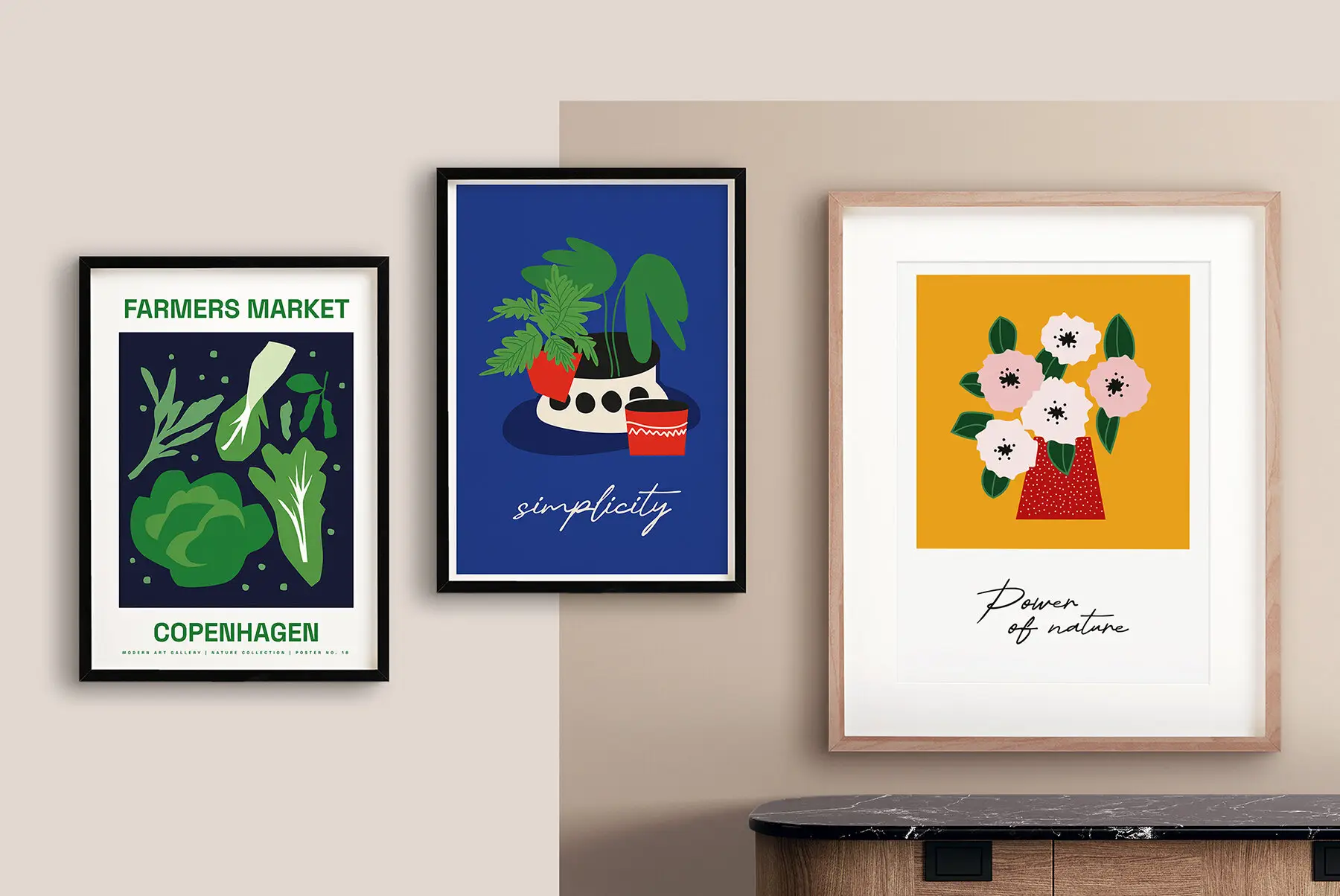 Artistic Prints Posters Mockups - YouWorkForThem