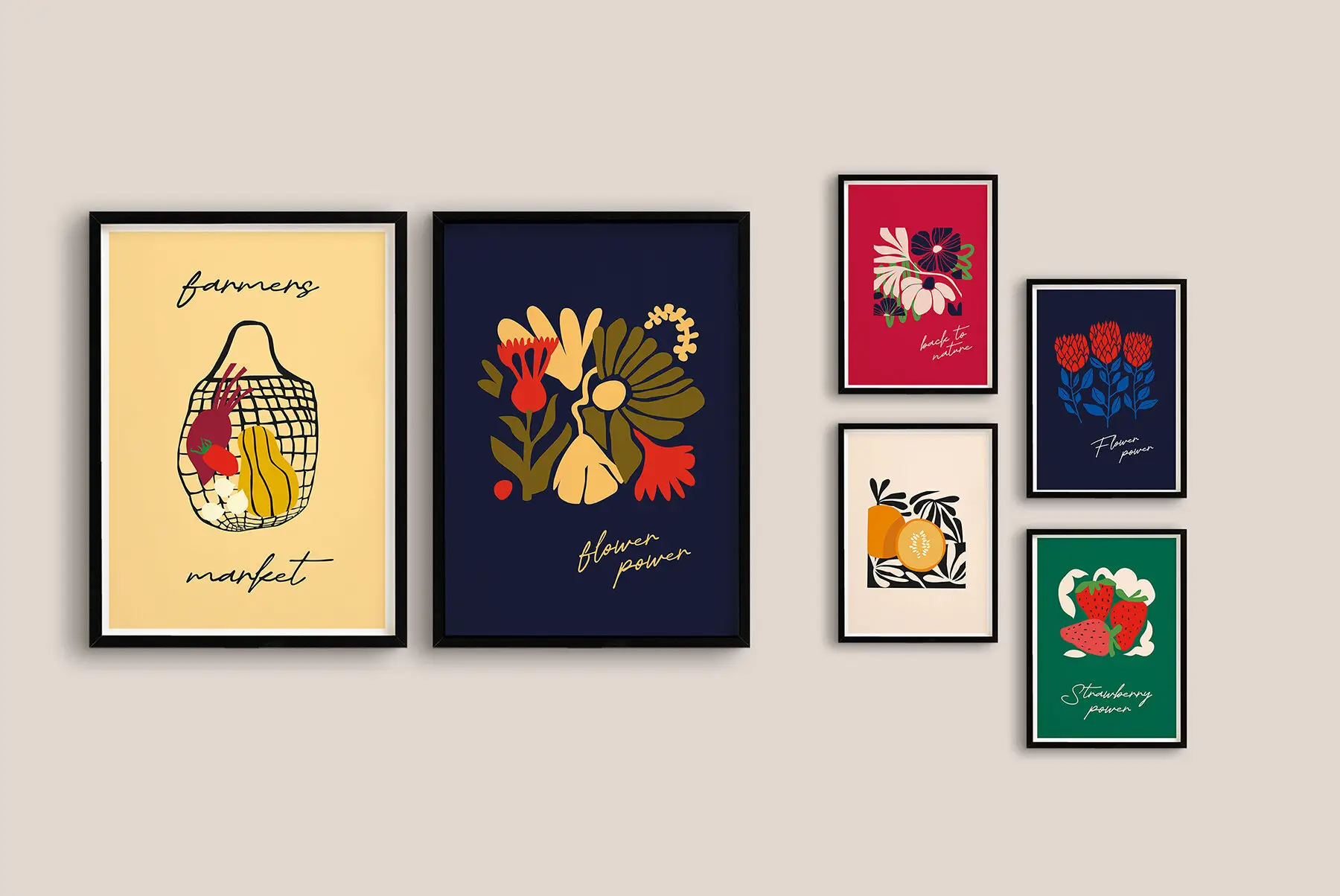 Artistic Prints Posters Mockups - YouWorkForThem