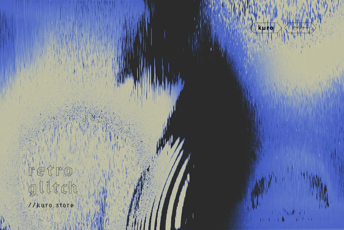 Retro Glitch Textures Graphics - YouWorkForThem