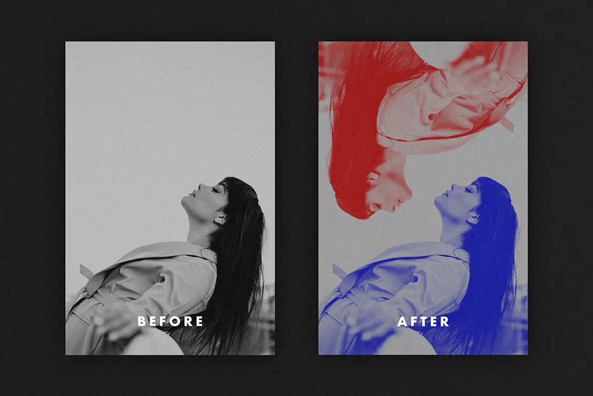 Inverted Double Exposure Photo Effect - YouWorkForThem