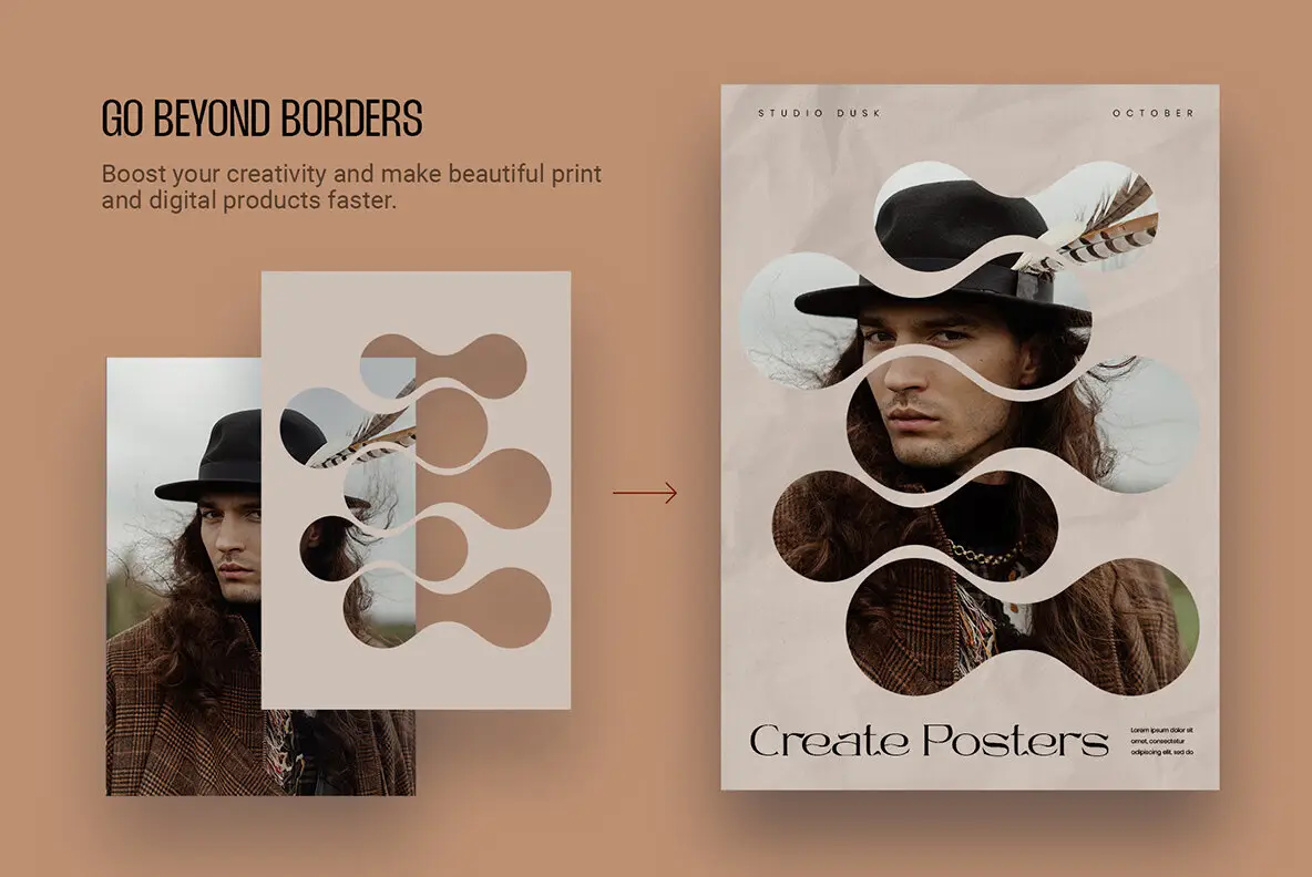 Geometric Masks Graphics - YouWorkForThem