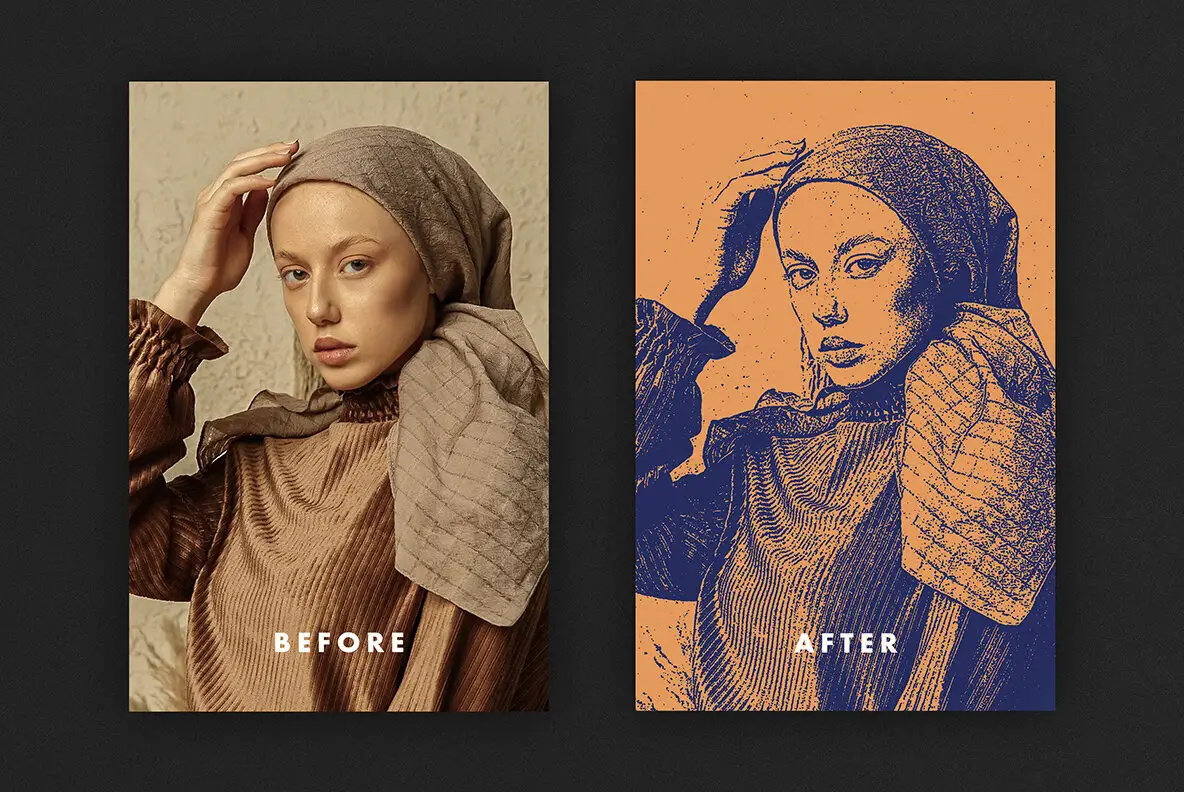 Bitmap Screen Photo Effect - YouWorkForThem