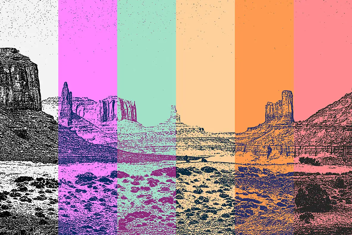 Bitmap Screen Photo Effect - YouWorkForThem