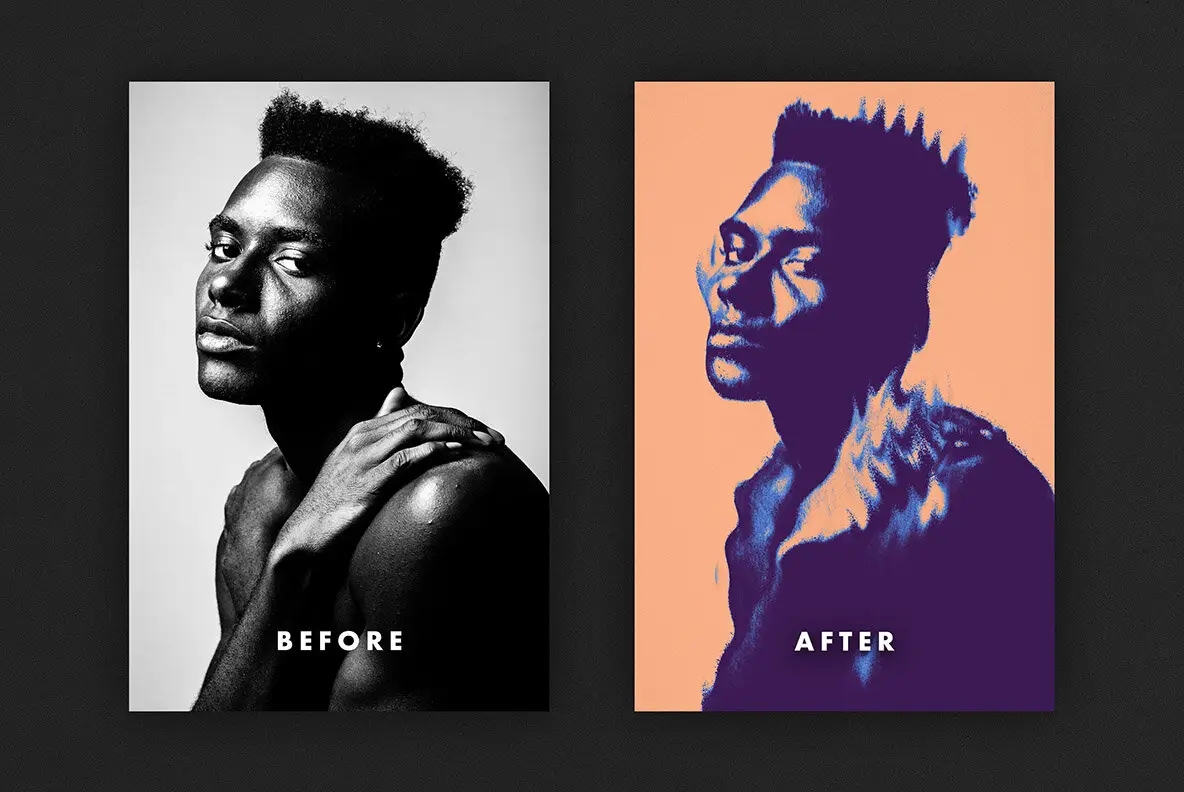 Sand Grain Distortion Photo Effect - YouWorkForThem