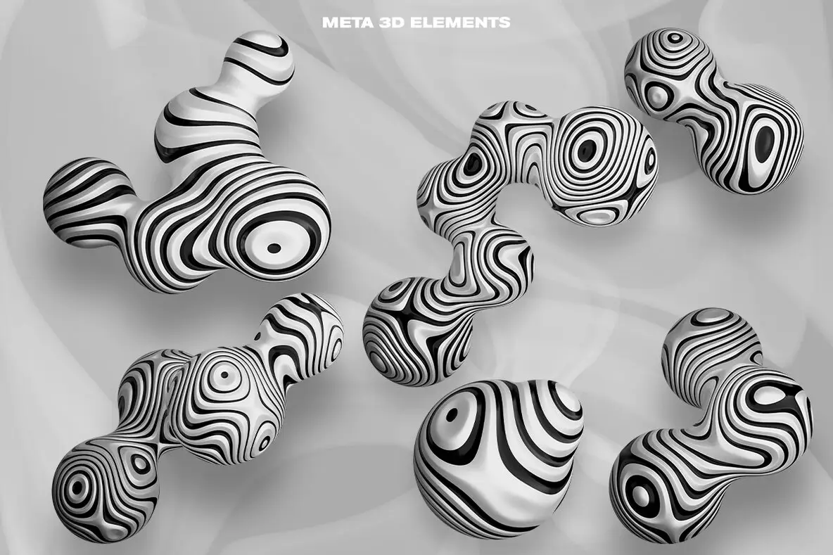 Meta - 3D Elements Graphics - YouWorkForThem