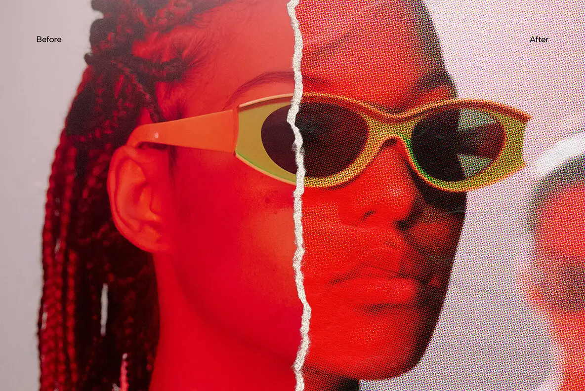 Comical Comic Halftone Effect Graphics - YouWorkForThem