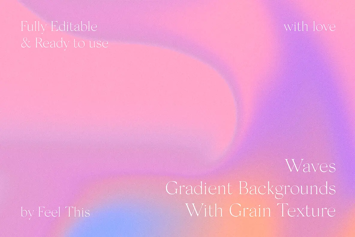 Waves Liquid Colorful Grainy Gradient Textures Backgrounds Graph ...