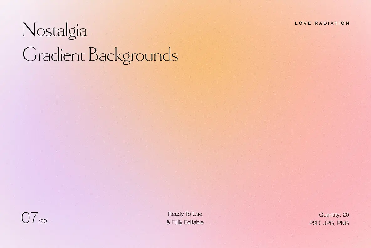 Nostalgia Abstract Pastel Grainy Gradient Backgrounds PSD Graphics ...