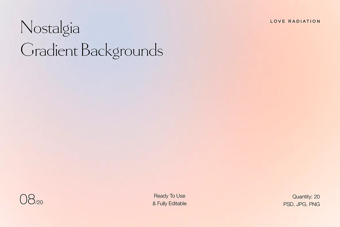 Nostalgia Abstract Pastel Grainy Gradient Backgrounds PSD Graphics ...