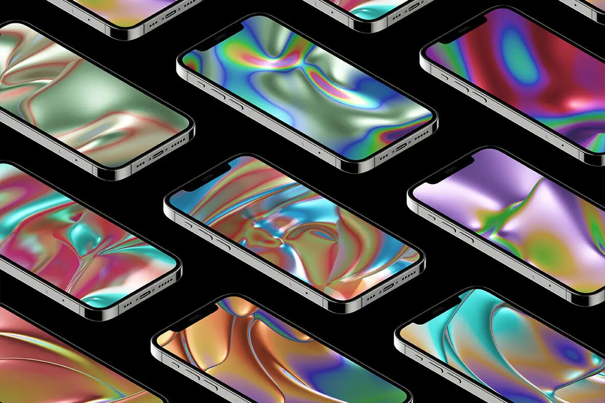 Iridescent Backgrounds Graphics - YouWorkForThem