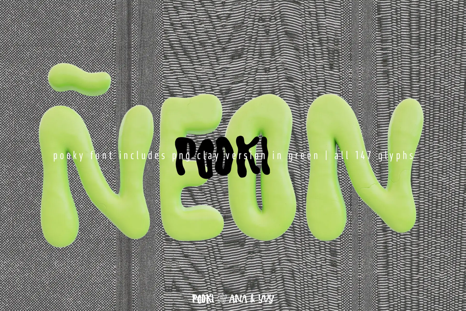 Pooki - Font Graphics Graphics - YouWorkForThem