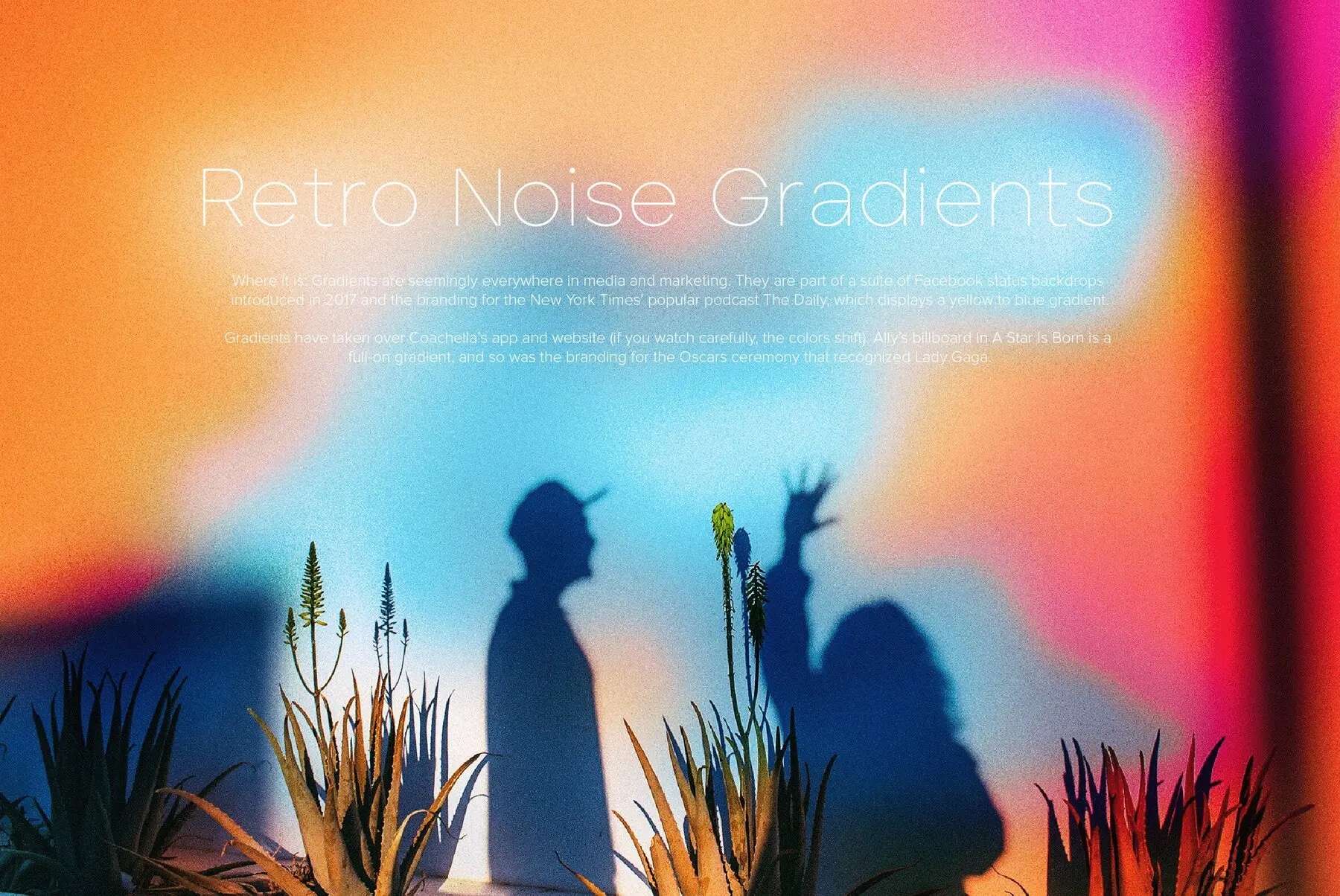 Retro Noise Gradients Gradients - YouWorkForThem