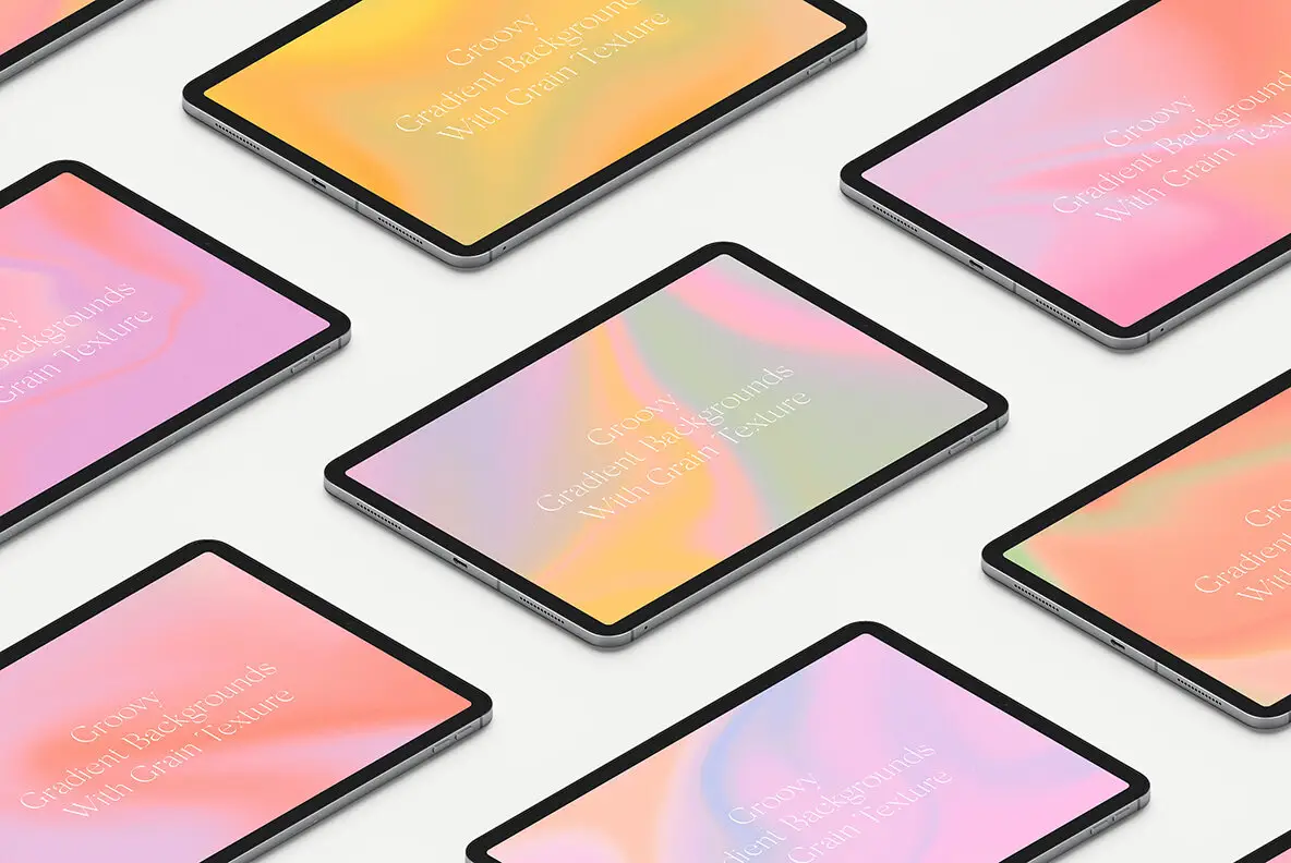 Groovy Liquid Grainy Gradient Textures Backgrounds Graphics - YouWorkForThem