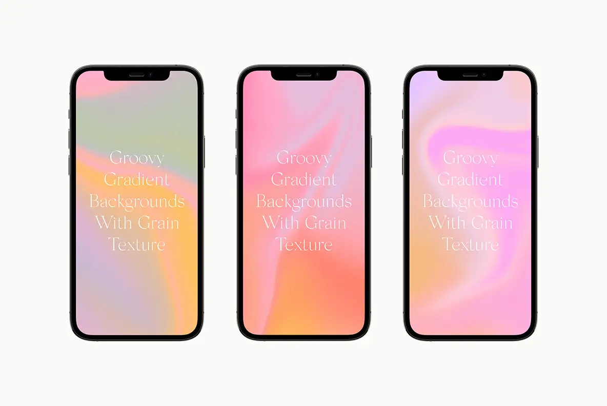 Groovy Liquid Grainy Gradient Textures Backgrounds Graphics ...