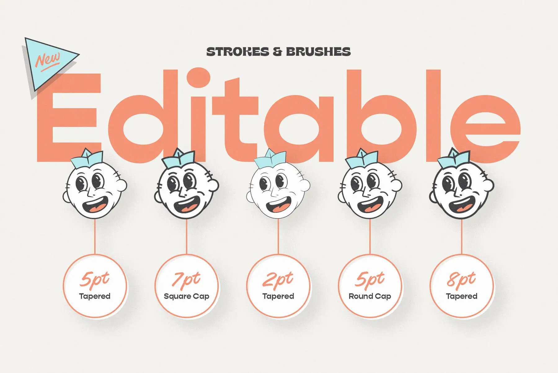 Mascot Maker v2.0 - Vintage Vector Character Toolkit Graphics ...