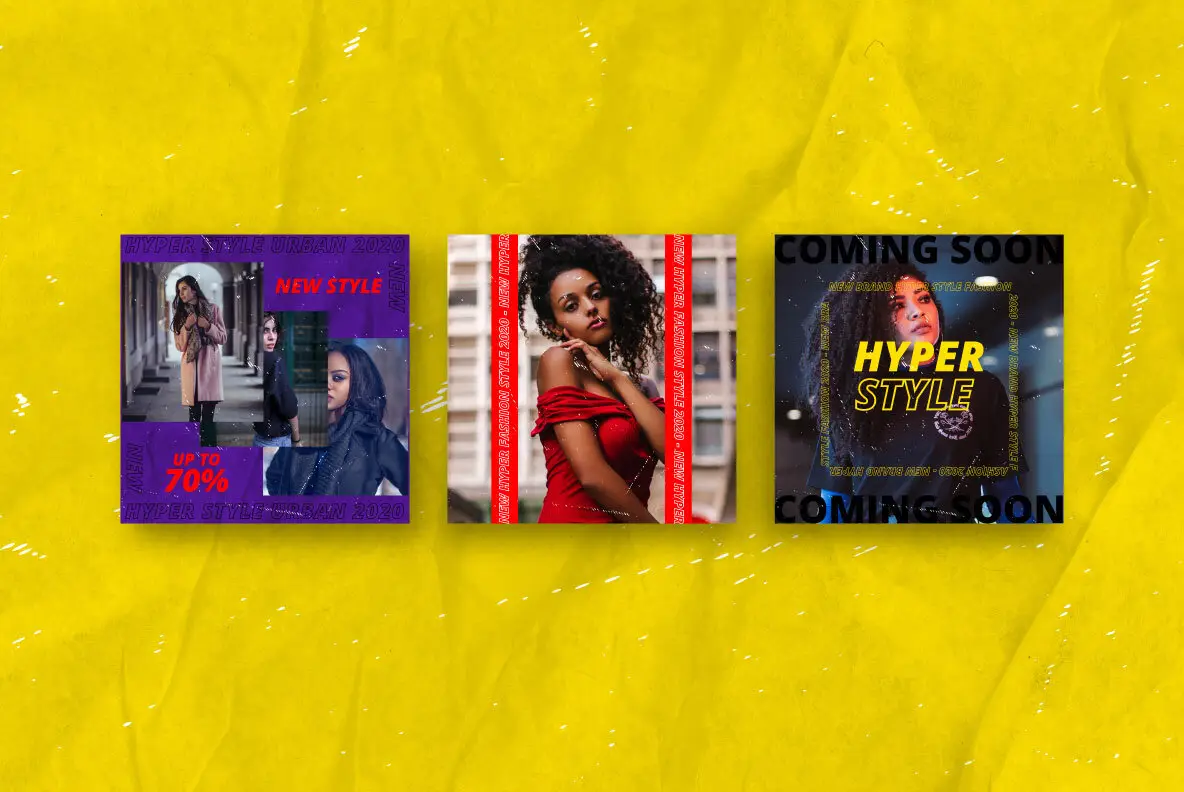 Hyper Story Feed Instagram Template Graphics - YouWorkForThem