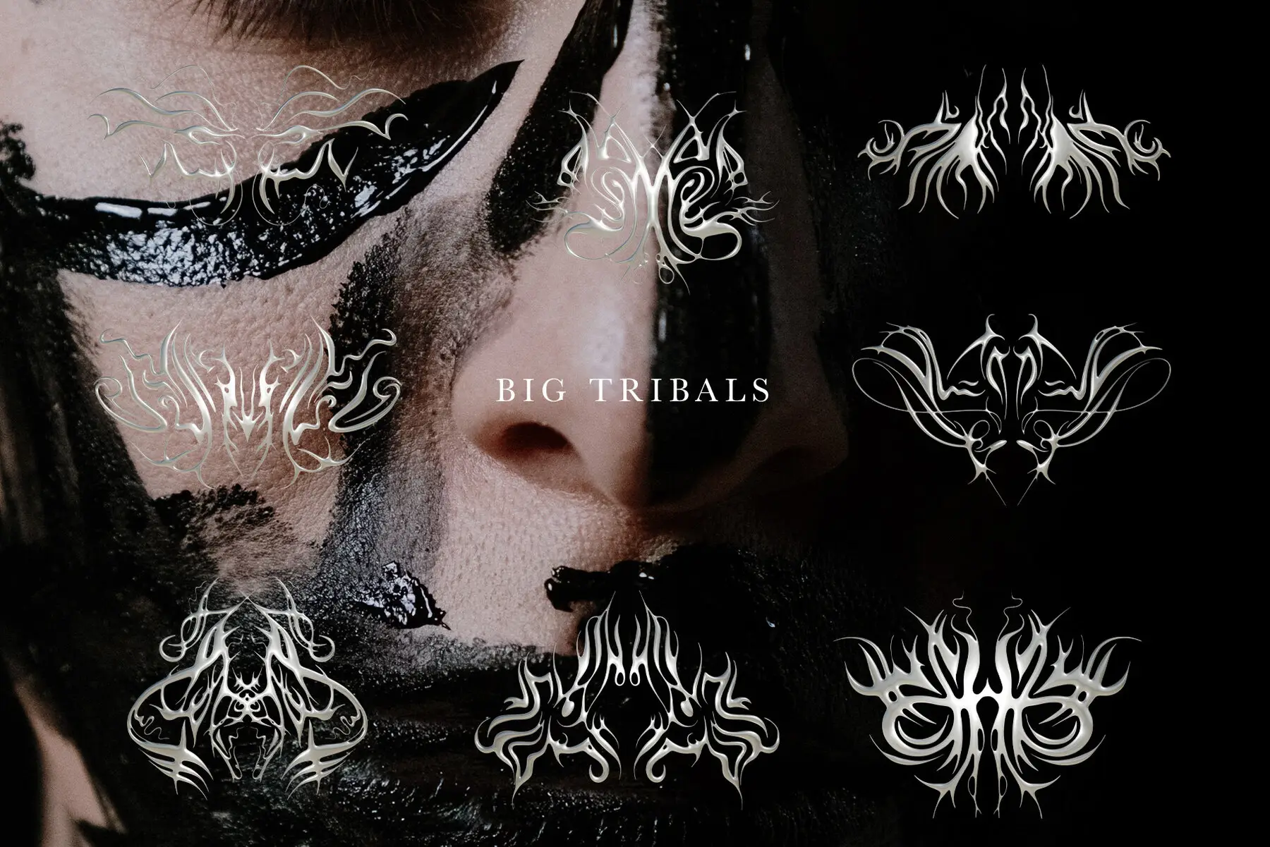 3D Metallic Tribal 3D - YouWorkForThem