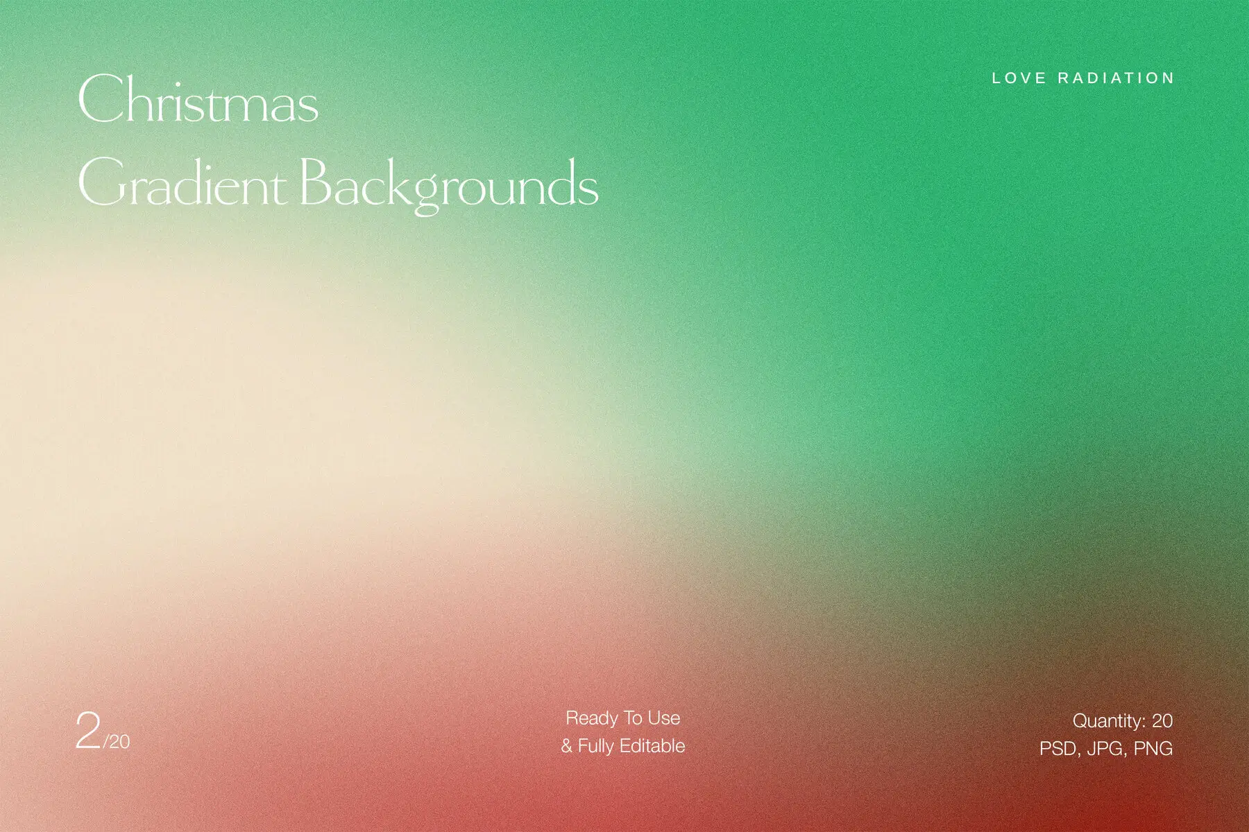 Christmas Abstract Festive Grainy Gradient Backgrounds PSD Graphics ...