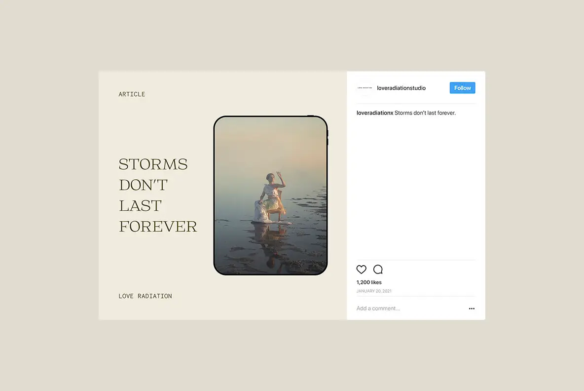 Instagram Creator Social Media Templates PSD Instagram - YouWorkForThem
