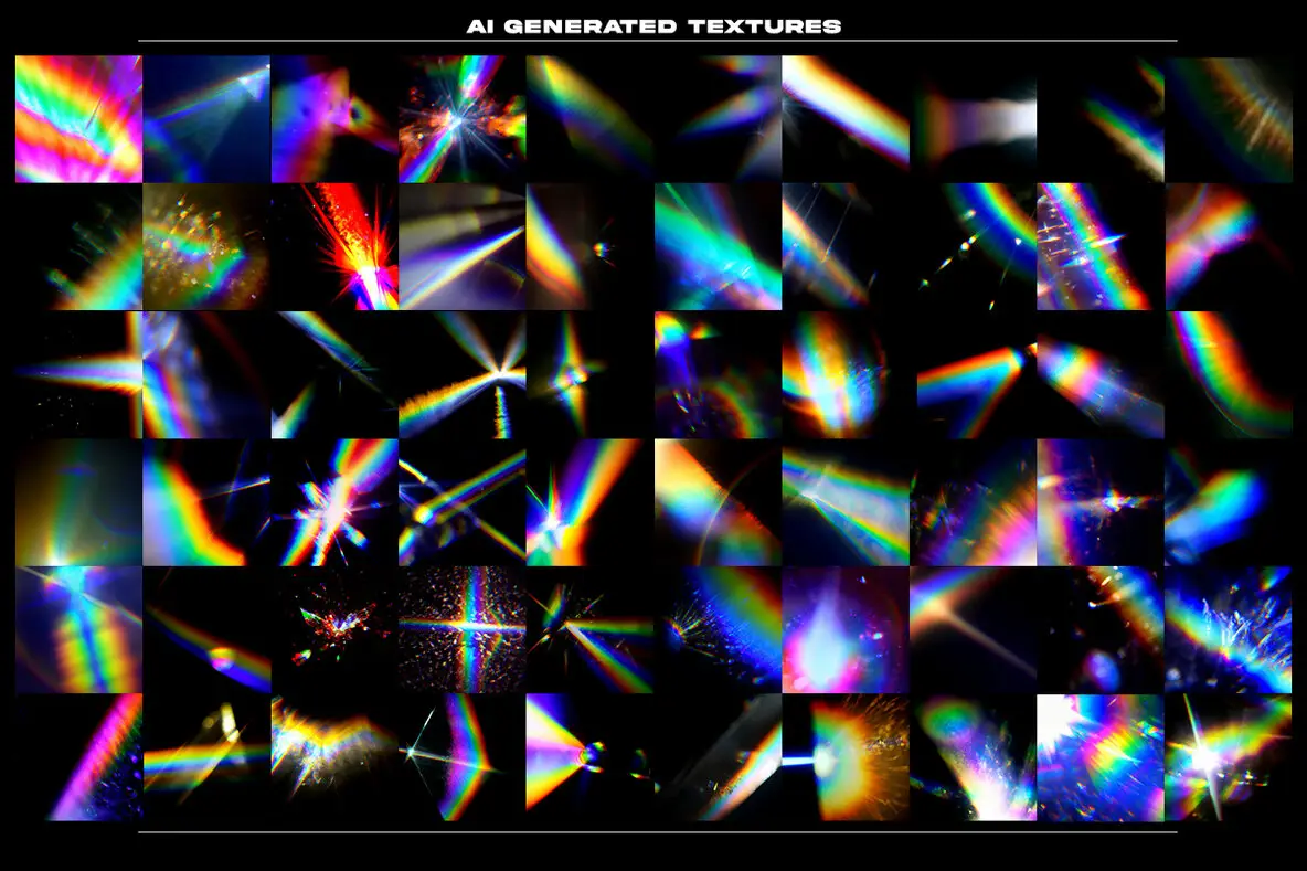 Chromatica V2 - AI Generated Textures Graphics - YouWorkForThem