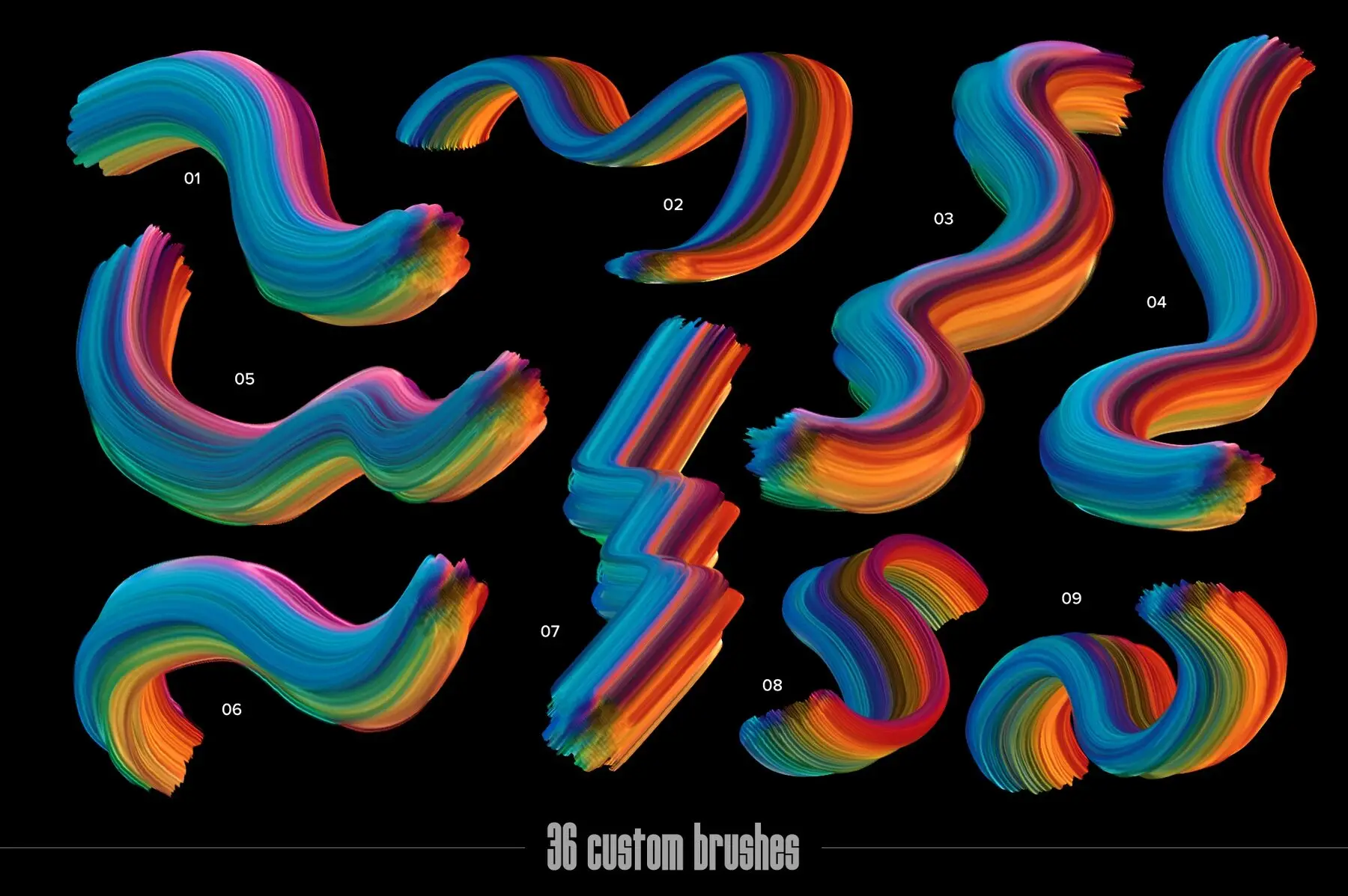 Mixer – Multicolor Brushes for Affinity - YouWorkForThem