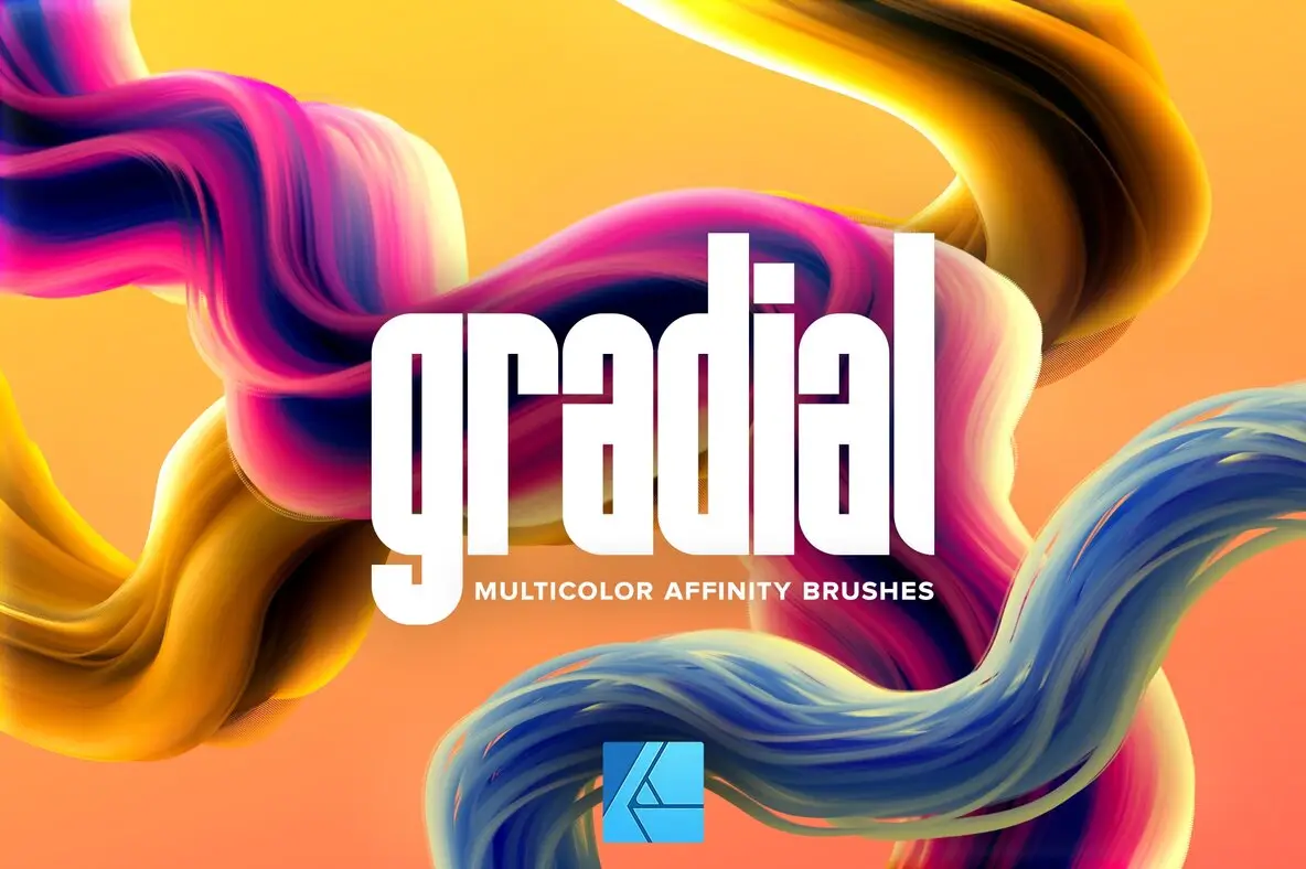 Gradial – Multicolor Brushes for Affinity - YouWorkForThem