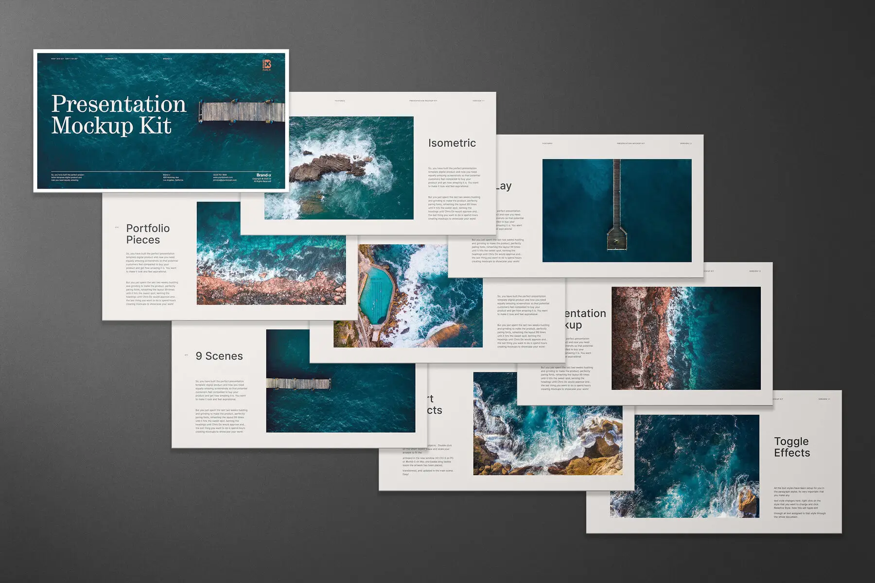 Agenzia Presentation Mockup Kit Mockups - YouWorkForThem