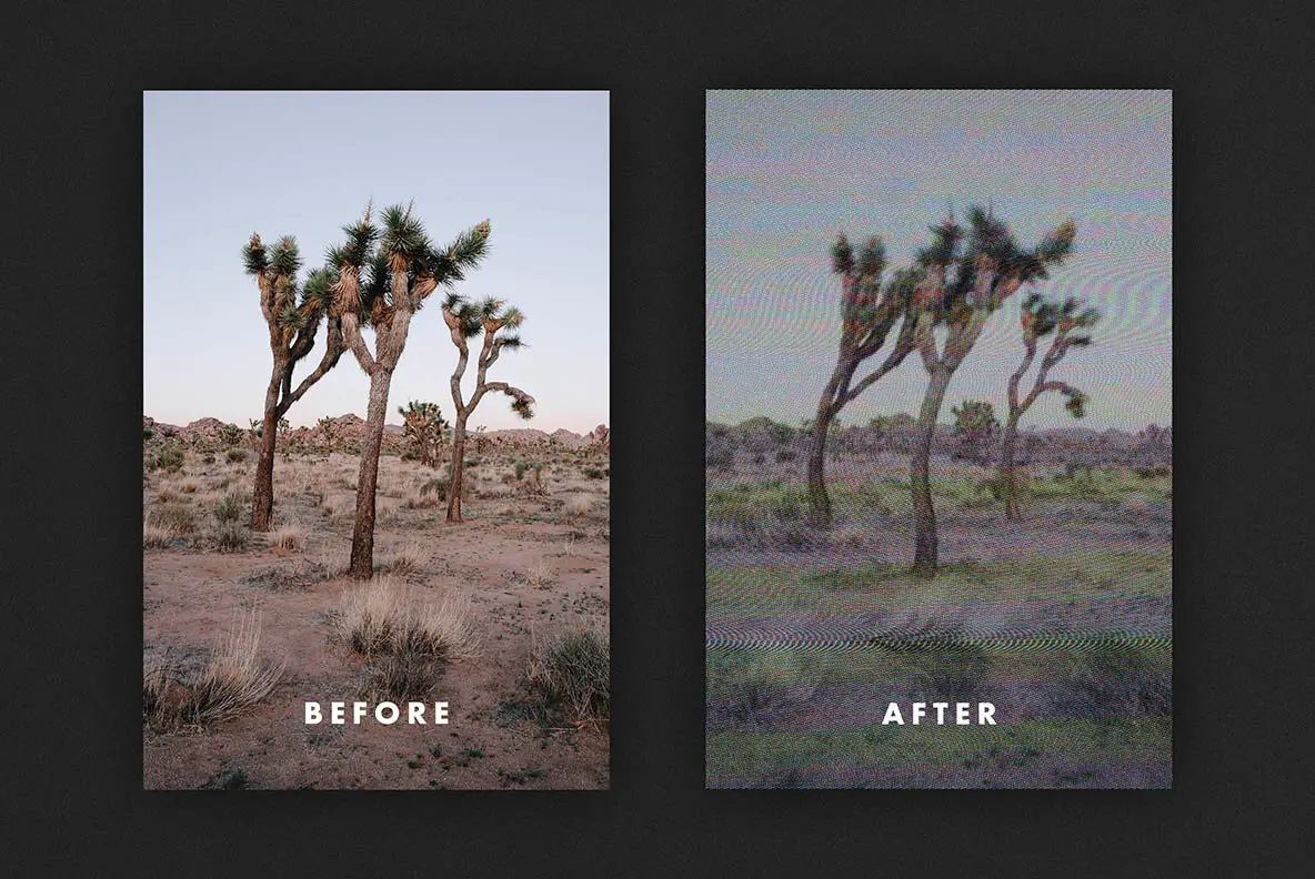 Screen Flicker Photo Effect - YouWorkForThem