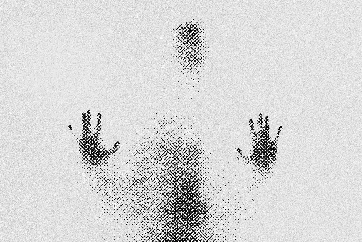 Bitmap Halftone Photo Effect - YouWorkForThem