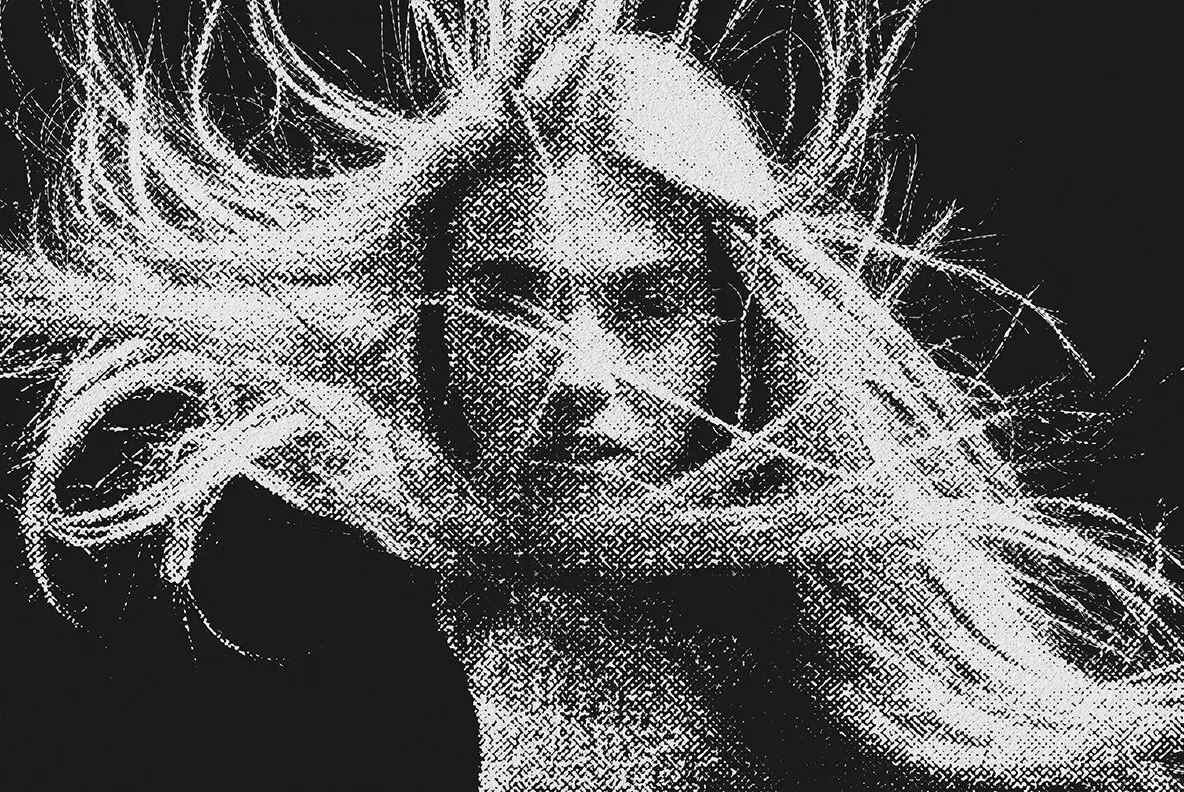 Bitmap Halftone Photo Effect - YouWorkForThem